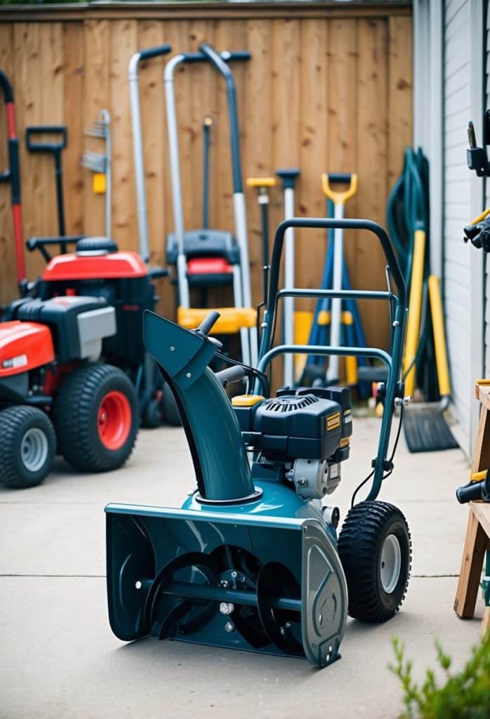Snow Blower Outdoor Storage Ideas for Maximum Space and Protection