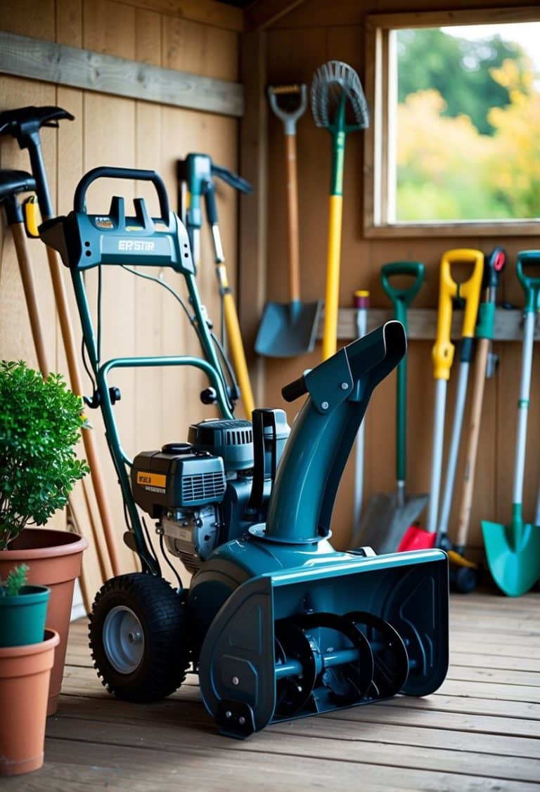 Snow Blower Outdoor Storage Ideas for Maximum Space and Protection