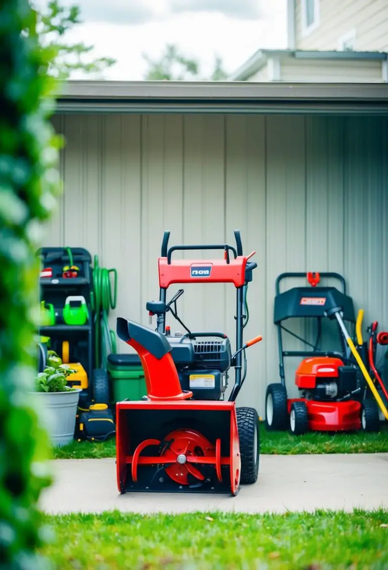 Snow Blower Outdoor Storage Ideas for Maximum Space and Protection